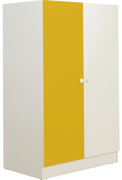 Güven Mobilya Okyanus Karyola Beyaz / Sarı Kiwi Karyola