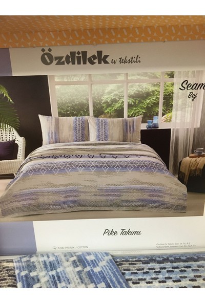 Özdilek Pike Tk Rf Çift Kişilik Bej Seam