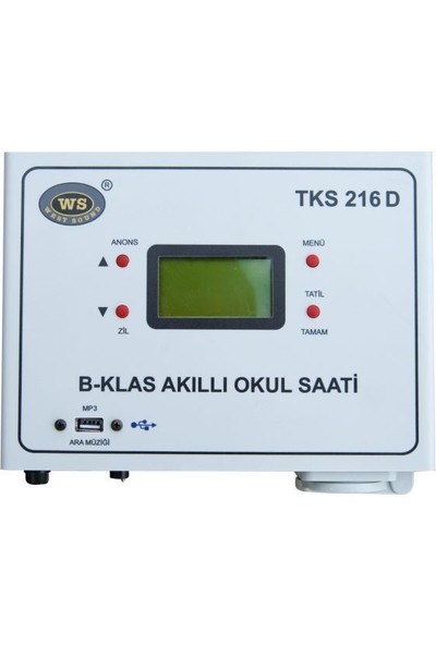Westsound Tks 216 D B Klas Akıllı Okul Saati (Duvar Tipi) Westsound Tks 216 D B Klas Akıllı Okul Saati (Duvar Tipi)
