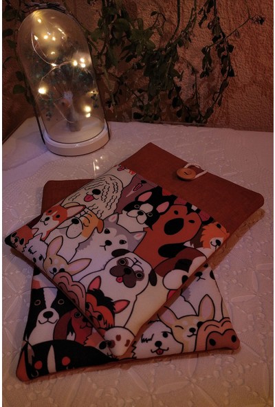 Talay Kitabevi Kahverengi Köpek Desenli Kitap Kılıfı Talay Kitabevi Kahverengi Köpek Desenli Kitap Kılıfı