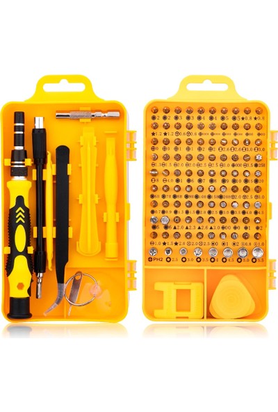 Dailylink 115 In 1 Hassas Sarı Çoklu Tornavida Seti El Alet Takımı Dailylink 115 In 1 Hassas Sarı Çoklu Tornavida Seti El Alet Takımı