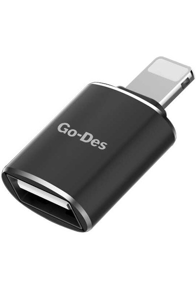 Go-Des USB Lightning Çevirici Adaptör Otg USB 3.0 Girişi ve Apple Iphone Lightning Çıkışı Go-Des USB Lightning Çevirici Adaptör Otg USB 3.0 Girişi ve Apple Iphone Lightning Çıkışı