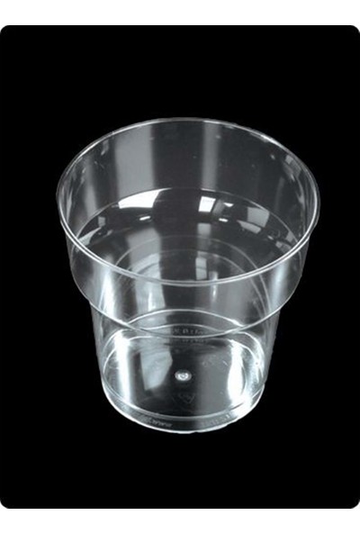Ofis ve Ofis Sert Plastik Kristal Bardak 180 cc - 25'li