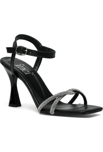 İnci Aldrın.z 2fx Siyah Kadın Topuklu Sandalet İnci Aldrın.z 2fx Siyah Kadın Topuklu Sandalet