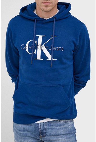 Calvin Klein Logolu Regular Fit Kapüşonlu Kanguru Cepli % 100 Pamuk Sweat Erkek Sweat J30J320805 C5G Calvin Klein Logolu Regular Fit Kapüşonlu Kanguru Cepli % 100 Pamuk Sweat Erkek Sweat J30J320805 C5G