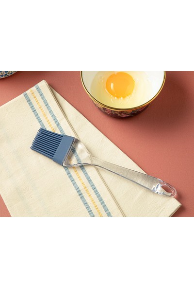 English Home Haky Silikon Yumurta Fırçası 22 cm Mavi English Home Haky Silikon Yumurta Fırçası 22 cm Mavi