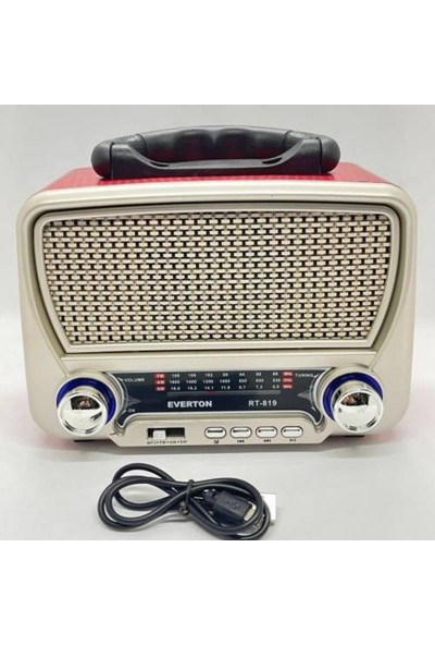 Everton RT-819 Radyo Solar Güneş Enerjili El Feneri Bluetooth Fm Radyo USB Sd Mp3 Çalar Everton RT-819 Radyo Solar Güneş Enerjili El Feneri Bluetooth Fm Radyo USB Sd Mp3 Çalar