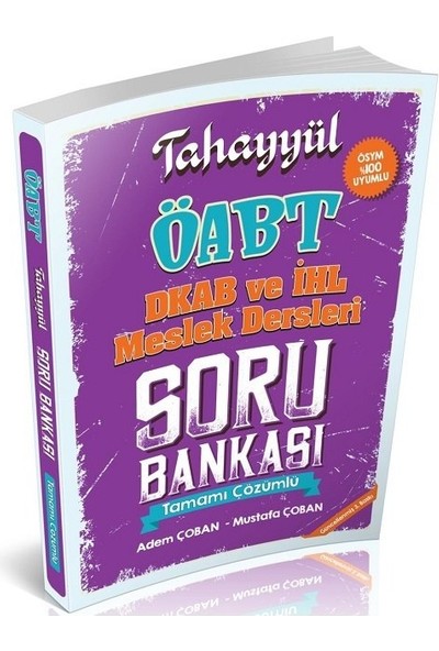 Tahayyül Öabt (Dkab-Ihl) Soru Bankası