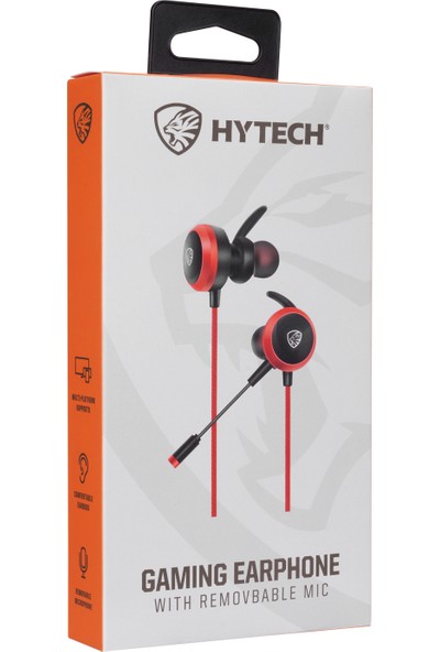 Hytech Hy-Gk2 3,5 Oyuncu Esnek Mikrofonlu Kırmızı Kulakiçi Kulaklık Hytech Hy-Gk2 3,5 Oyuncu Esnek Mikrofonlu Kırmızı Kulakiçi Kulaklık