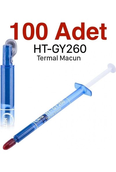 Dts Teknoloji HT-GY260 Cpu Termal Macun Tek Kullanımlık Küçük Boy 100 Adet Dts Teknoloji HT-GY260 Cpu Termal Macun Tek Kullanımlık Küçük Boy 100 Adet