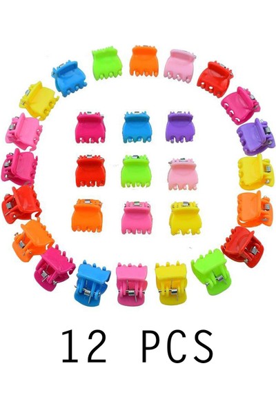 Bahels Kadın Renkli 12'li Mini Mandal Toka Seti Bahels Kadın Renkli 12'li Mini Mandal Toka Seti