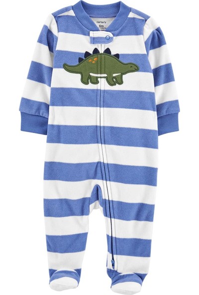 Carter's Erkek Bebek Çizgili Uzun Kollu Patikli Polar Tulum Mavi Carter's Erkek Bebek Çizgili Uzun Kollu Patikli Polar Tulum Mavi