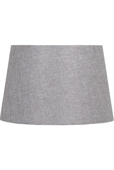 Konik Lambader Başlığı Abajur Şapkası Konik Antrasit Gri Rengi 8064