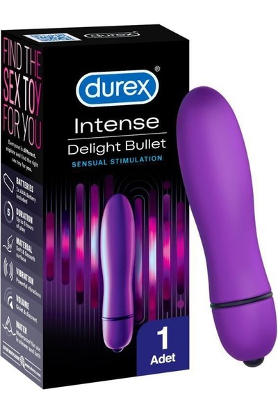 Mega Awm Durex Intense Delight Bullet Titreşimli Vibratör Mega Awm Durex Intense Delight Bullet Titreşimli Vibratör