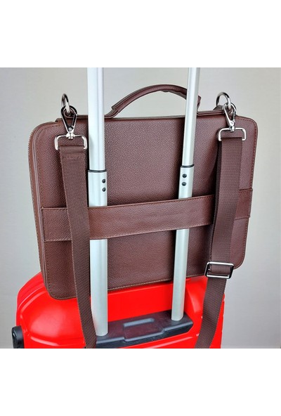 Tgbatelıer Kişileştirme-Organizer Deri Çanta(Macbook-Ipad-Tablet Çantası)