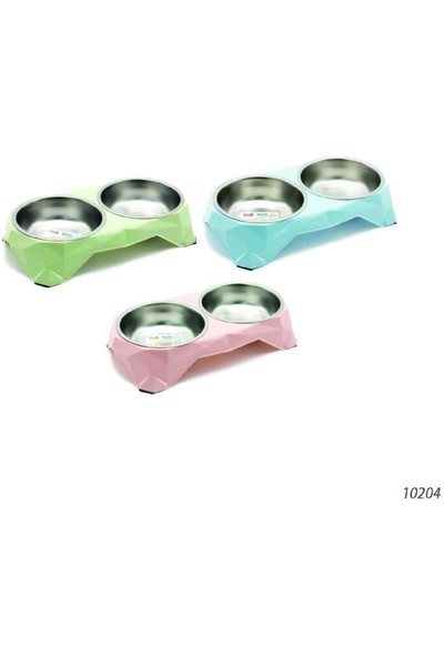 Doglife Ally Paws Kedi ve Köpekler Için Çelik Mama ve Su Kabı 2X370 ml Doglife Ally Paws Kedi ve Köpekler Için Çelik Mama ve Su Kabı 2X370 ml