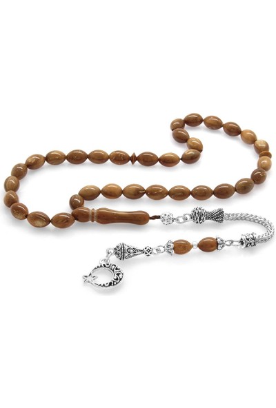 Nipora Kararmaz Metal Püsküllü Açık Renk Arpa Kesim Kuka Tesbih Nipora Kararmaz Metal Püsküllü Açık Renk Arpa Kesim Kuka Tesbih