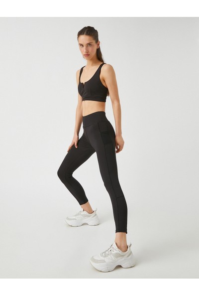 Koton Kadın Dikiş Detaylı Spor Tayt