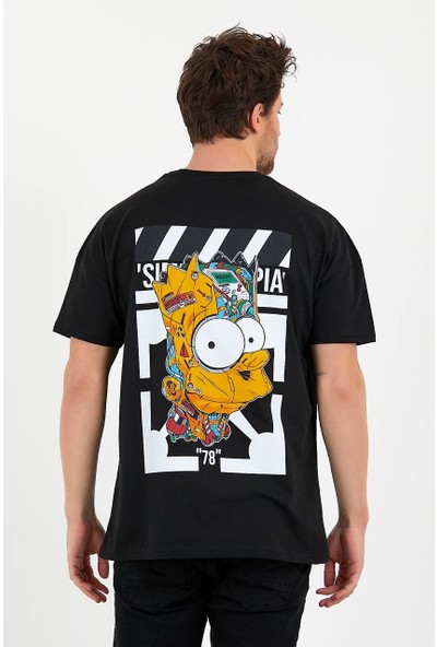 Penumbra Penye Baskılı Oversize T-Shirt