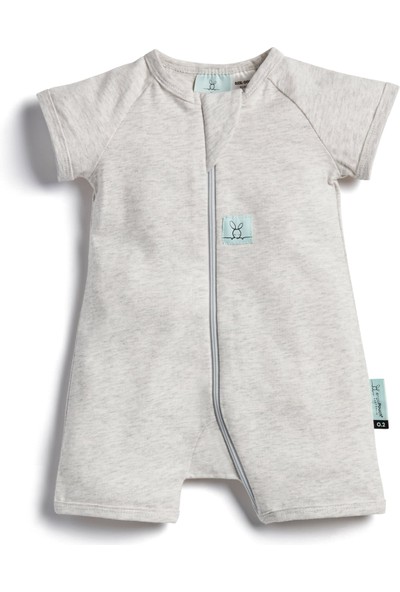 Ergopouch Organik Pamuklu Kısa Tulum (0.2 TOG) Grey Marle
