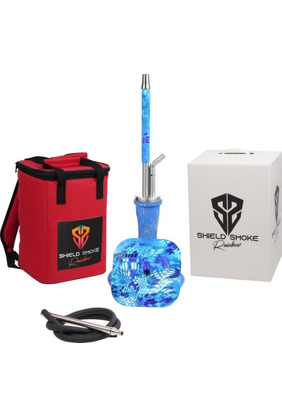 Shıeld Smoke Rainbow Aqua 304 Paslanmaz Çelik Nargile Takımı Shıeld Smoke Rainbow Aqua 304 Paslanmaz Çelik Nargile Takımı