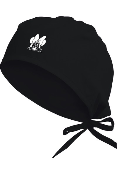 Tasarım Trend Minnie Mouse Özel Tasarım Cerrahi Bone Siyah Tasarım Trend Minnie Mouse Özel Tasarım Cerrahi Bone Siyah