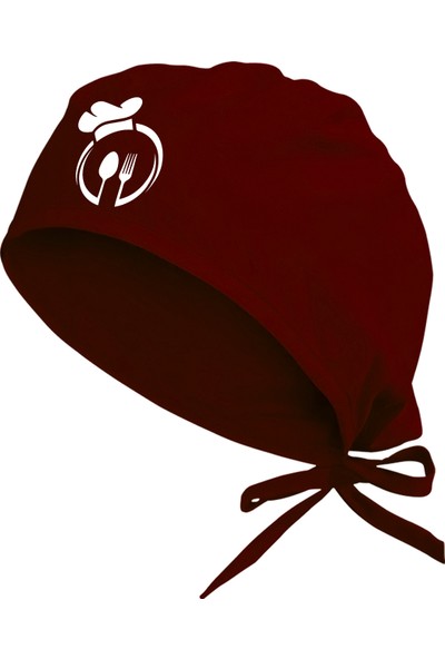 Tasarım Trend Kaşık Çatal Temalı Bone | Restaurant Bonesi | Aşçı Bonesi