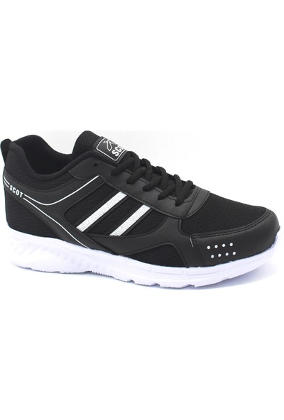 Erkek Sneaker Spor Ayakkabı Siyah Beyaz Rahat Ultra Hafif Taban Erkek Sneaker Spor Ayakkabı Siyah Beyaz Rahat Ultra Hafif Taban