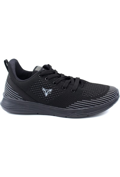 Erkek Sneaker Spor Ayakkabı Siyah Triko Ultra Hafif Taban Erkek Sneaker Spor Ayakkabı Siyah Triko Ultra Hafif Taban