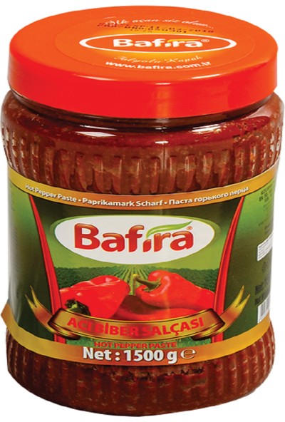 Bafira Acı Biber Salçası 1500 gr