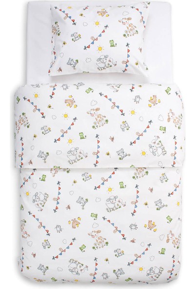 Funna Baby Little Farm Nevresim Takımı Yeşil