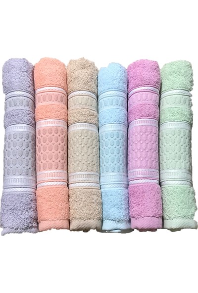 Çapa Home Oval El Ve Yüz Havlusu 6 Adet Çapa Home Oval El Ve Yüz Havlusu 6 Adet