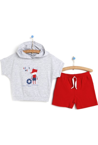 Hello Baby Denizde Eğlence T-Shirt - Şort