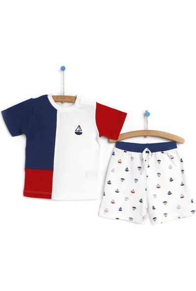 Hello Baby Denizde Eğlence T-Shirt - Şort