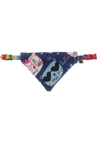 Marka Pati Pati Desenli Sarı Renkli Ayarlanabilir Çıngıraklı Kedi Boyun Tasması Marka Pati Pati Desenli Sarı Renkli Ayarlanabilir Çıngıraklı Kedi Boyun Tasması