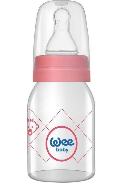 Wee Baby 877 Cam Biberon 125 ml Pembe