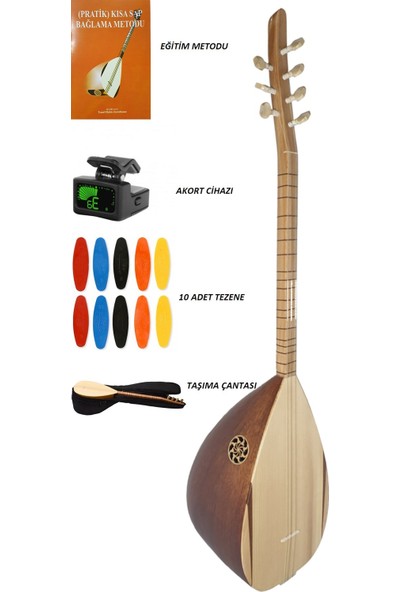 Piarro Maun Ağacı Mat Uzun Sap Bağlama Seti