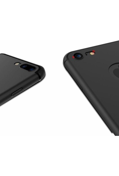 Cepotto Apple iPhone 7 Plus Kılıf - Ultra Ince Tıpalı Mat Siyah Silikon Kılıf Cepotto Apple iPhone 7 Plus Kılıf - Ultra Ince Tıpalı Mat Siyah Silikon Kılıf