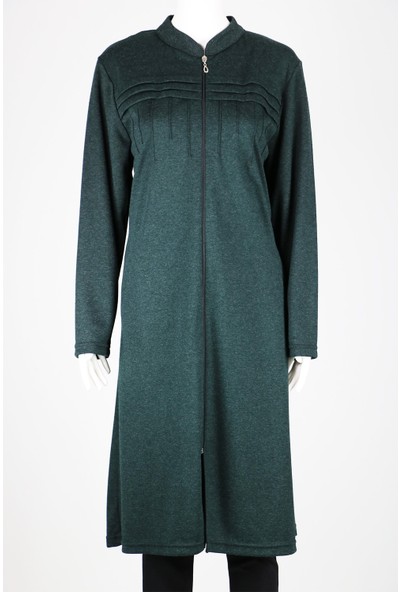 Hepyen Zümrüt Y Göğsü Fırfırlı Kap