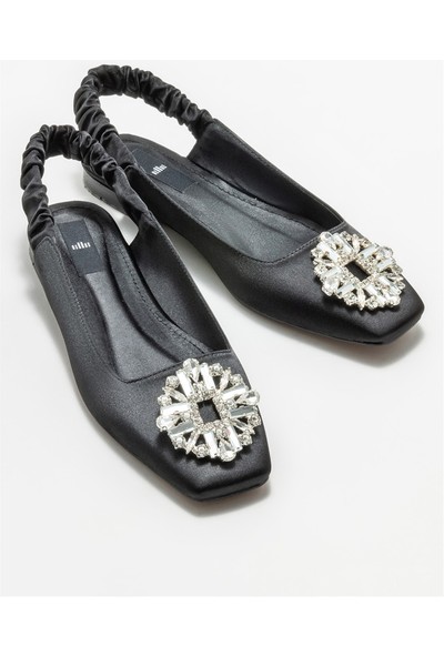 Elle Shoes Siyah Kadın Babet