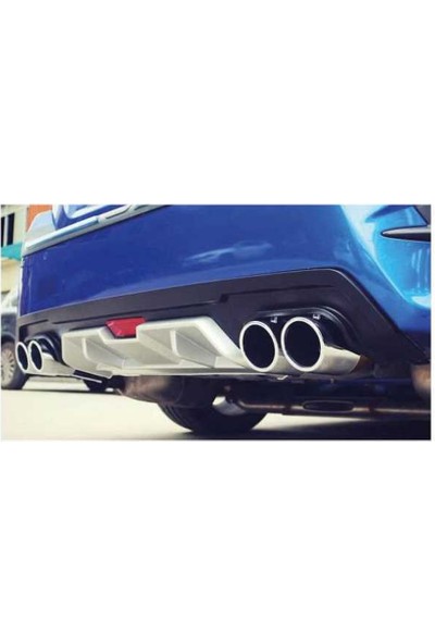 Yed Honda Cıvıc Fc5 2016 2020 Dıfüzör 4 Egzozlu Silver Yed Honda Cıvıc Fc5 2016 2020 Dıfüzör 4 Egzozlu Silver