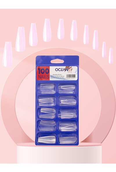 Ocean Balerin 100LÜ Takma Tırnak NO:232 Kesilebilir Törpülenebilir Oje Sürülebilir Ocean Balerin 100LÜ Takma Tırnak NO:232 Kesilebilir Törpülenebilir Oje Sürülebilir