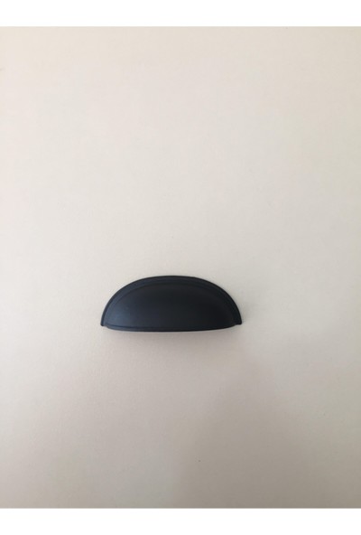Bariton Kulp Mat Siyah Midye Mobilya Dolap Çekmece Mobilya Kulpu Kulp 64 mm