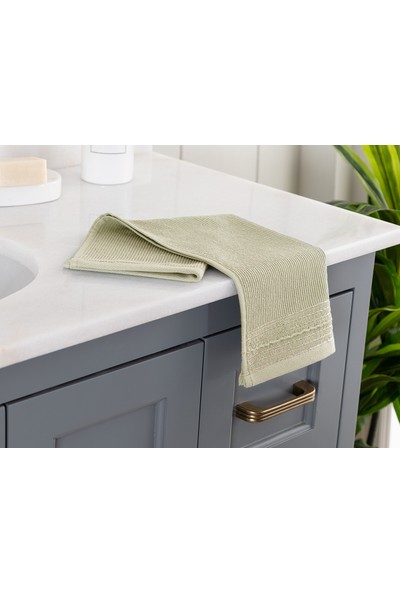 Madame Coco Antonin Lurexli El Havlusu - Açık Yeşil Madame Coco Antonin Lurexli El Havlusu - Açık Yeşil