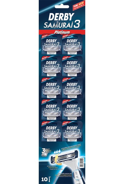 Derby Samurai 3 Platinum Kartela 30'lu