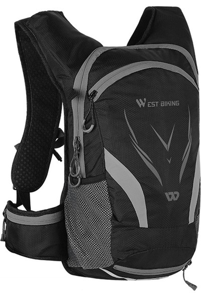 Farfi Dayanıklı Seyahat Sırt Çantası - Siyah / Gri (Yurt Dışından)