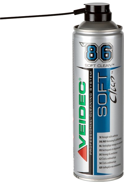 Veidec Soft Clean Çok Amaçlı Yağ Kir Çözücü Sprey 500 ml Veidec Soft Clean Çok Amaçlı Yağ Kir Çözücü Sprey 500 ml