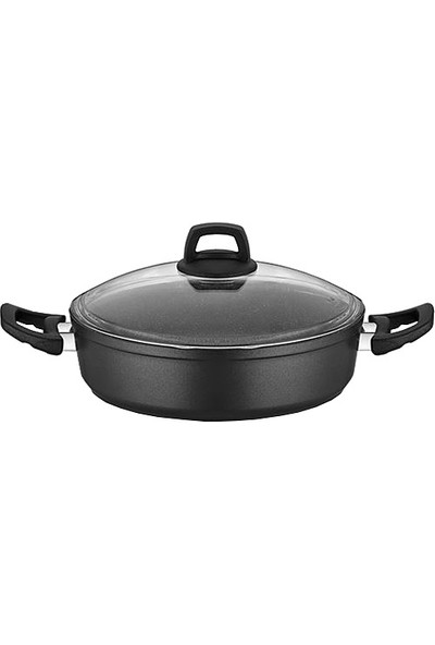 Schafer Eco Granit 24 cm Basık Tencere Gri Schafer Eco Granit 24 cm Basık Tencere Gri