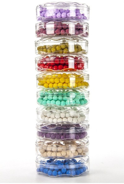 Hyd 50 Adet Gül Kokulu Gül Desenli Tesbih Mevlüt Hediyesi Tespih