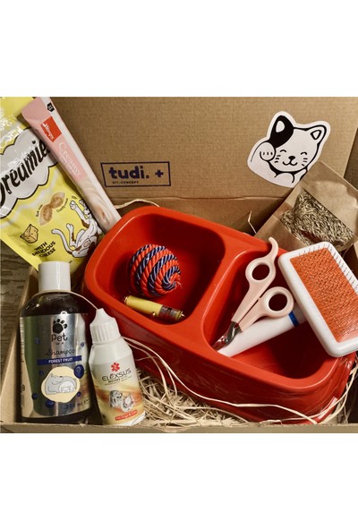 Tudi Kit Konsept - Kedi Bakım Seti Tudi Kit Konsept - Kedi Bakım Seti